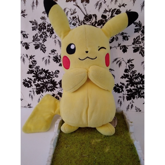 Pokemon | Toys | Wcd Pokmon Winking Pikachu Plush | Poshmark